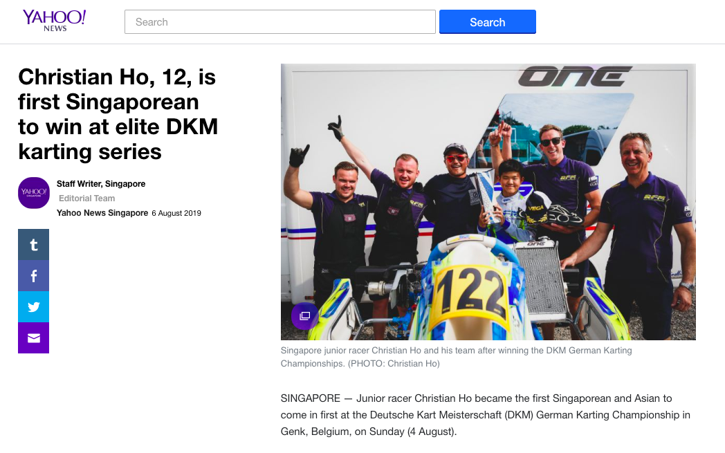 4c-Media Coverage – Christian Ho Racing