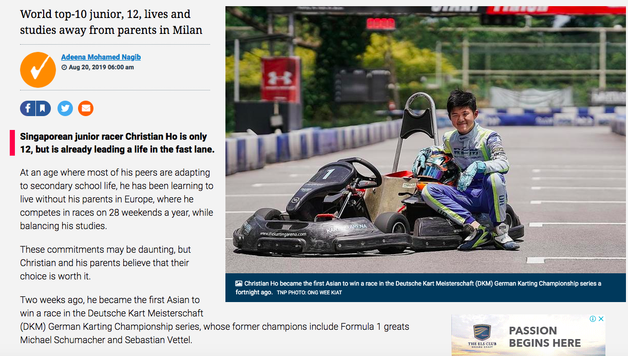 4c-Media Coverage – Christian Ho Racing